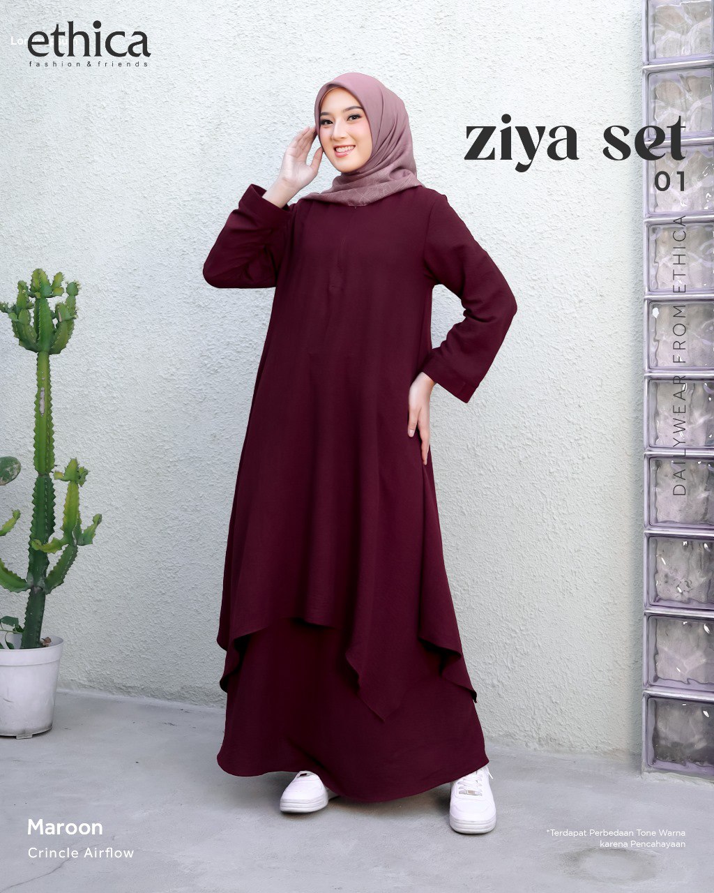 ETHICA Gamis Dewasa ZIYA SET 01 - BLONJO.ID